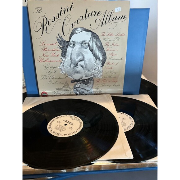 Columbia | Media | The Rossini Overture Album Leonard Bernstein Vinyl ...